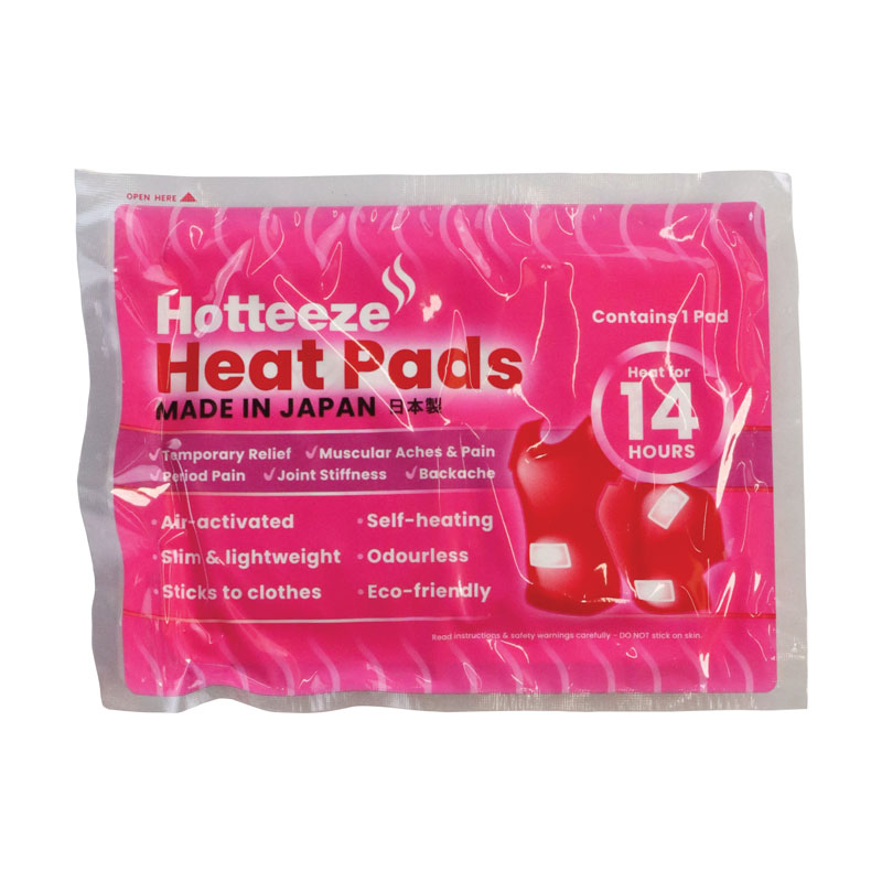 Hotteeze Self-Adhesive Heat Pad | Health and Care