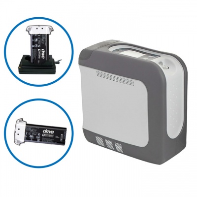 iGo2 Portable Oxygen Concentrator Silver Bundle | Health and Care