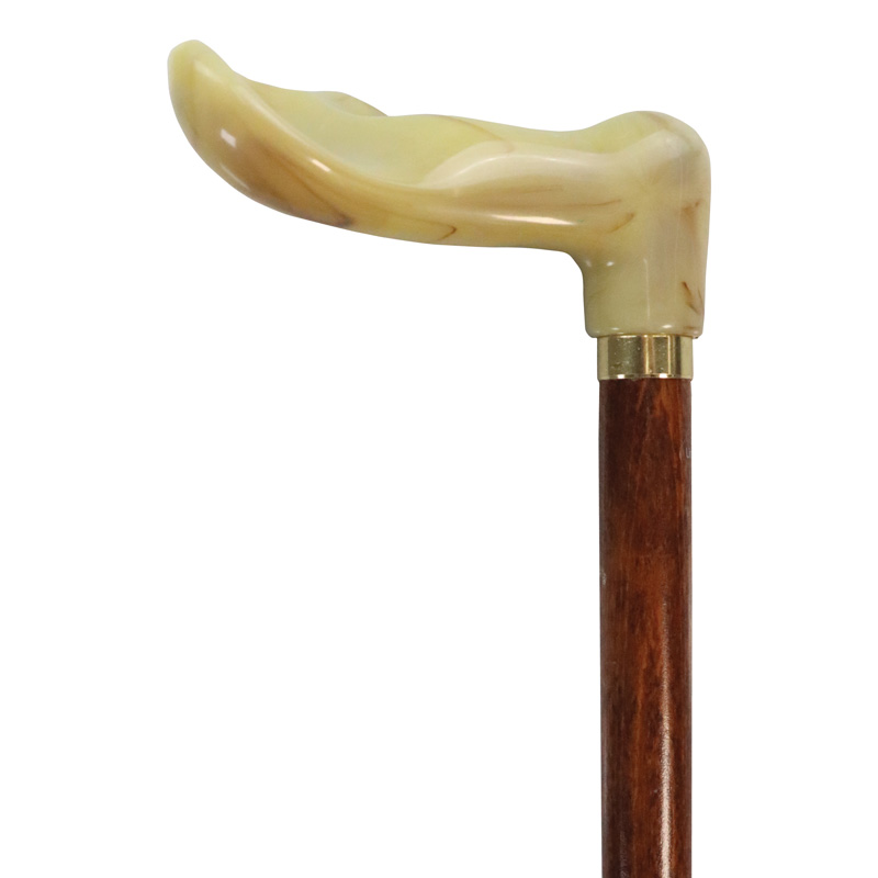 Imitation Amber Ergonomic Walking Stick | Health and Care