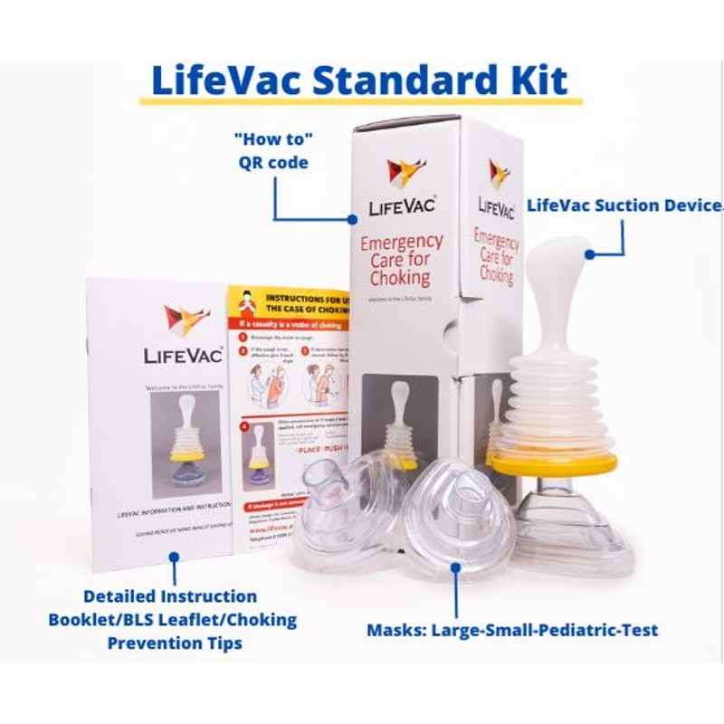 LifeVac Standard Portable Airway Clearance Device | Health and Care