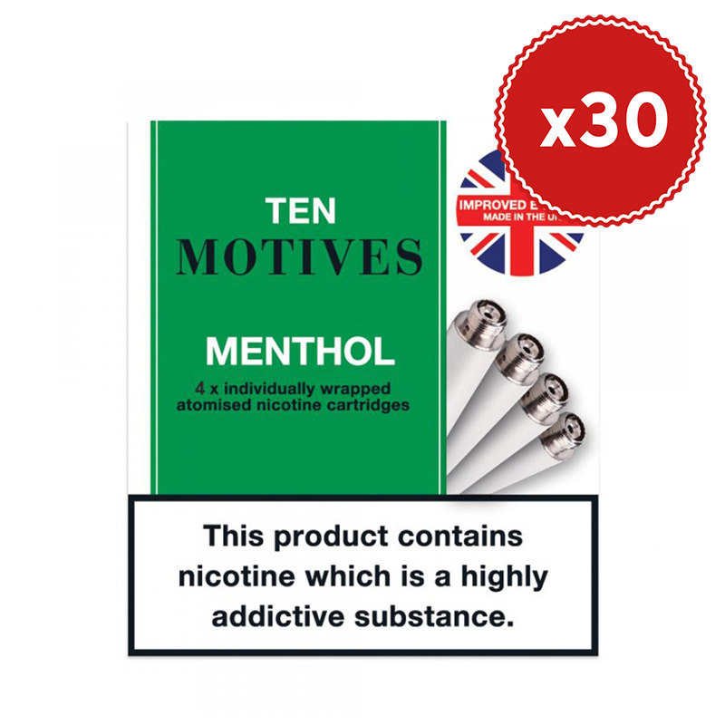 10 Motives Menthol Cartridges 30pk | Health and Care
