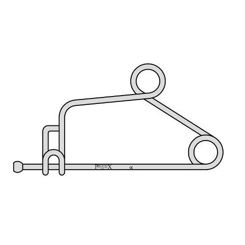 Safety Pin For Holding Ring Handle Forceps 130mm (Pack of 10) | Health ...