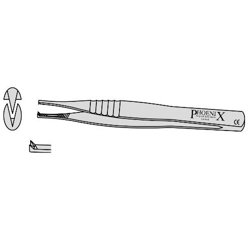 Mitchell Dissecting Forceps Serrated Jaws And 1 Into 2 Teeth 140mm ...