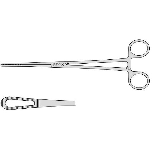 Rampley Dressing And Sponge Holding Forceps Box Joint 180mm Straight ...
