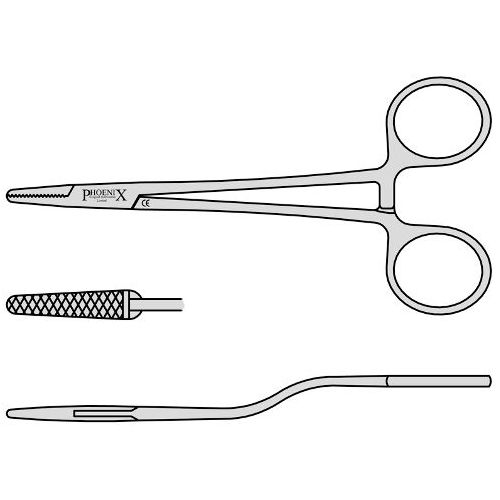 Kilner Needle Holder With Box Joint With Curved Shanks 135mm Straight ...