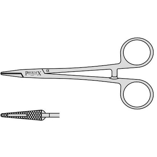 Wright Needle Holder With Box Joint 130mm Straight | Health and Care