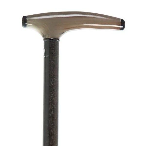 Ebony Cane w/ Classic Cow Horn Handle | Health and Care