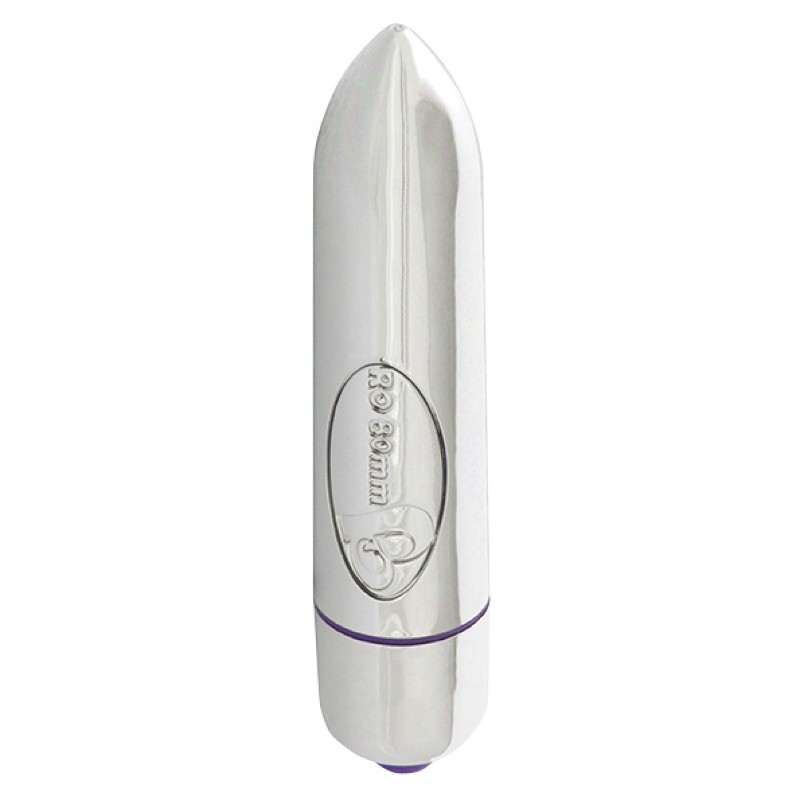 Rocks Off RO-80mm Bullet Vibrator (Silver) | Health and Care