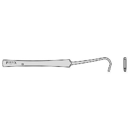 Symes Aneurysm Needle Flat Handle And Curved Laterally 160mm | Health ...