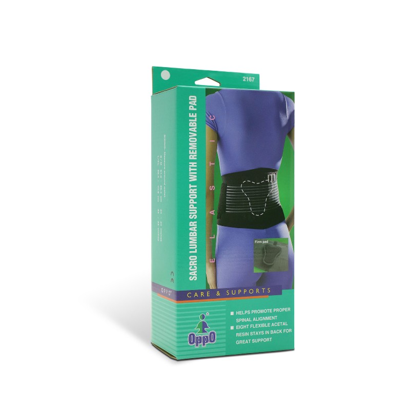 Oppo Sacro Lumbar Support w/ Removable Pad | Health and Care