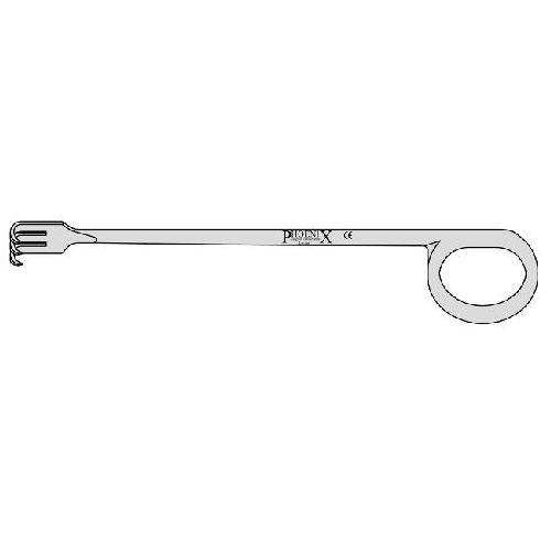 Meyerding 3 Prong Retractor 10mm Wide x 4mm Deep With Finger Ring 180mm ...