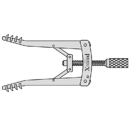 Alms Skin Retractor With Sharp Prongs 70mm | Health and Care