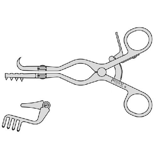Cone Hemi Laminectomy Retractor Left Hinged Arms For Unilateral Disc ...