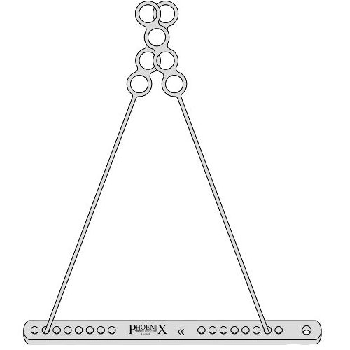 Maguaran Plate For Holding Draffin Bipod 407mm | Health and Care