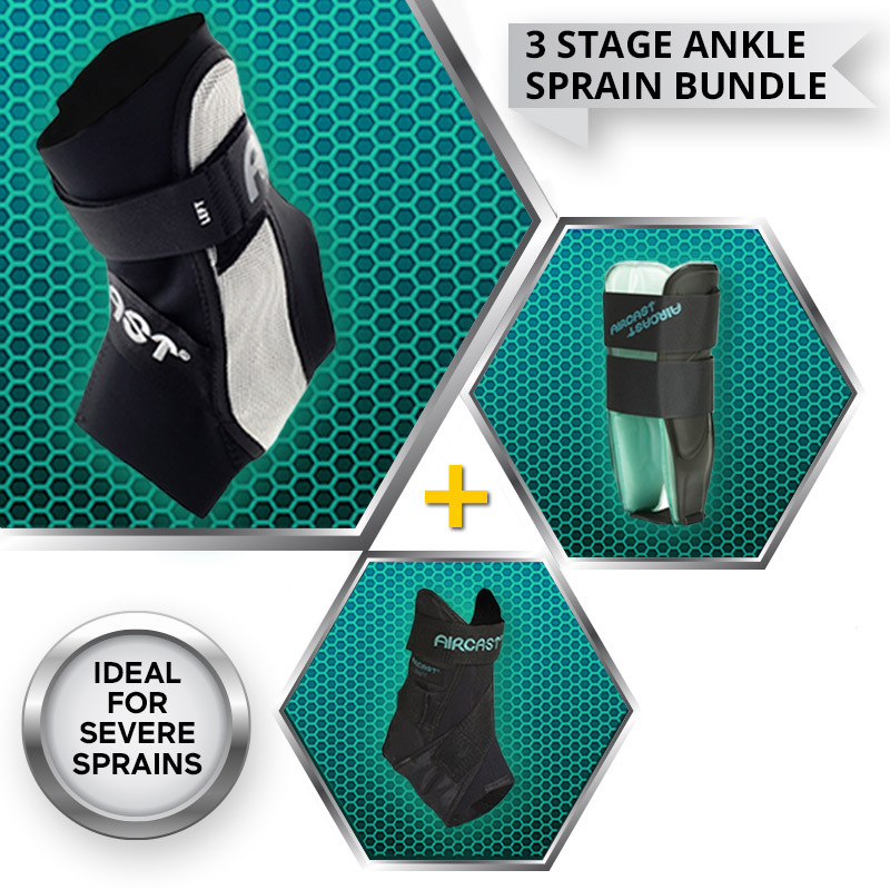 Aircast Ankle Sprain Three-Stage Recovery Pack | Health and Care