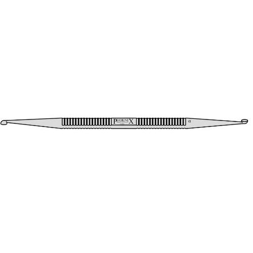 House Aural Curette Double Ended Straight 1.0mm And 1.2mm Spoon 180mm ...