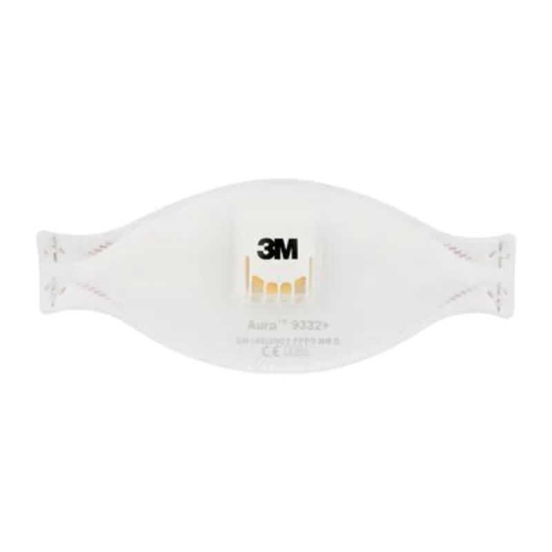 3M Aura Disposable FPP3 Valved Mask 9332+ 10pk | Health and Care