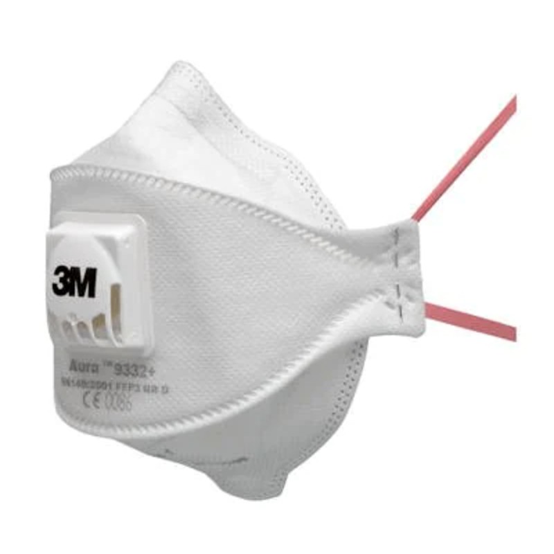 3M Aura Disposable FPP3 Valved Mask 9332+ 10pk | Health and Care