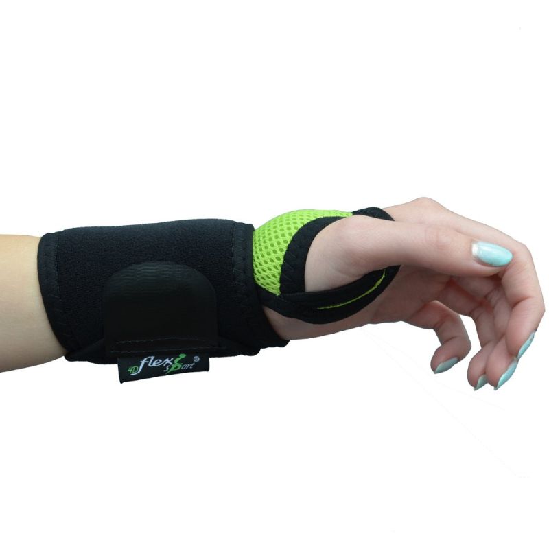 4Dflexisport® Active Lime Wrist Support | Health and Care