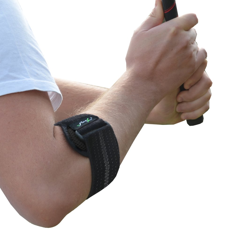 4Dflexisport® Black Tennis Elbow Support | Health and Care