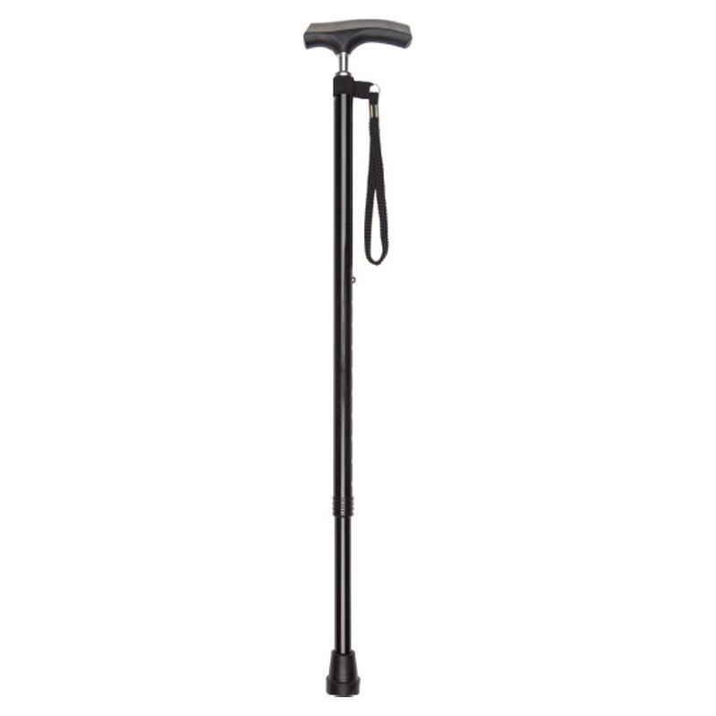 Black Adjustable Crutch Walking Stick | Health and Care