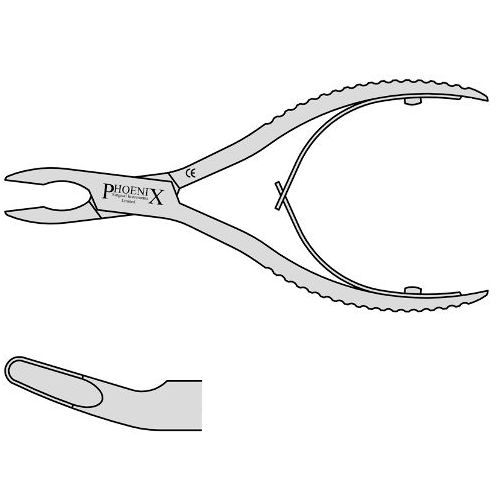 Cleveland Bone Rongeur Curved With A Box Joint 140mm Curved | Health ...