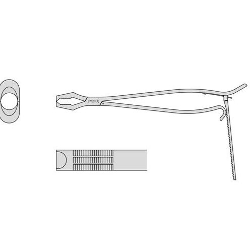 Lane Bone Holding Forceps With Ratchet And A Box Joint 380mm | Health ...
