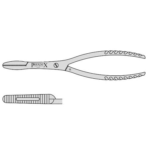 Sequestrum Forceps Straight Fine Jaws And A Screw Joint 170mm Straight | Health and Care
