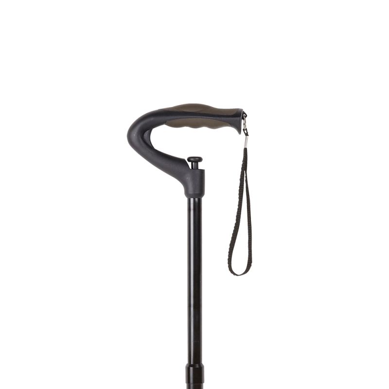 One Push Button Height-Adjustable Walking Stick | Health and Care