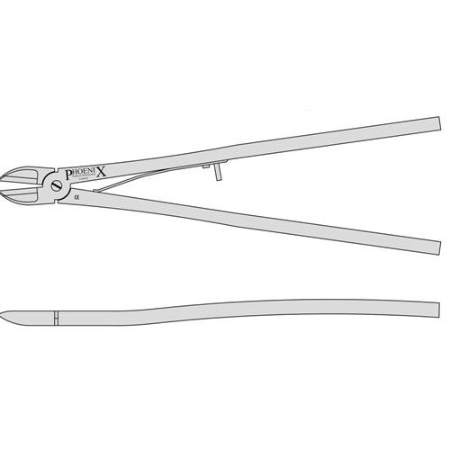 Bethune Rib Shears Long Handled With Curved Blades 340mm | Health and Care
