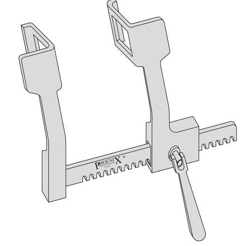 Finochietto Rib Spreader Large Size With 70mm x 65mm Blades And A 250mm ...