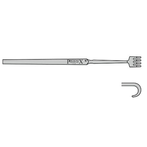 Knapp Eyelid Retractor 4 Blunt Prongs And A Rigid Handle 140mm | Health ...