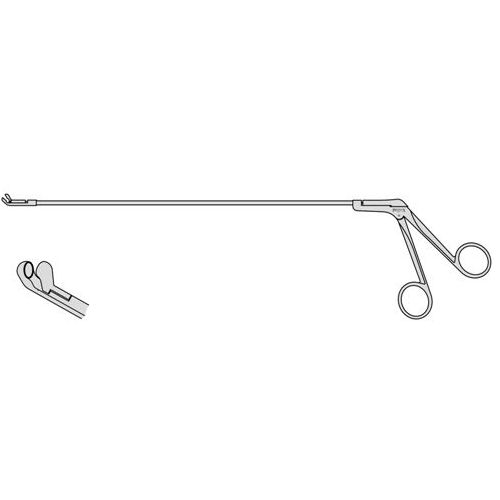 Brocks Biopsy Forceps With Crocodile Action With Angled Up Sharp Cup ...