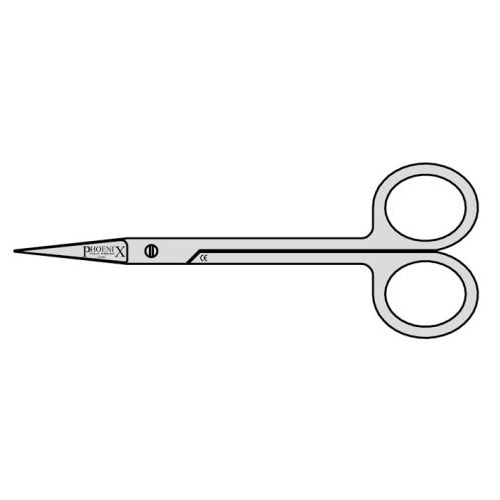 Iris Scissors Fine Pointed 115mm Straight (Pack of 10) | Health and Care