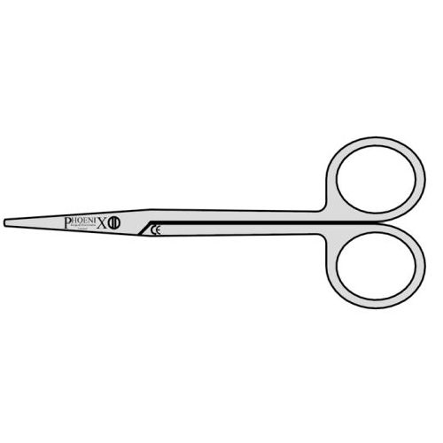 Strabismus Scissors 115mm Straight (Pack of 10) | Health and Care