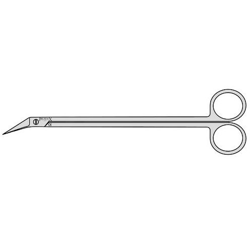 Pott Smith Scissors Angled To Side At 25 Deg 190mm Angled | Health and Care