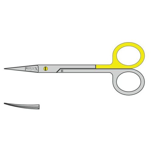Iris SuperCut Scissors Fine Pointed 115mm Curved | Health and Care