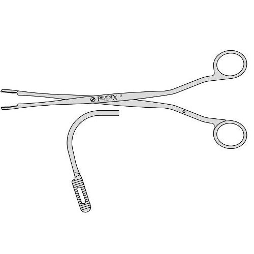Randall Renal Calculus Forceps Fenestrated Jaws With A Slight Retro ...