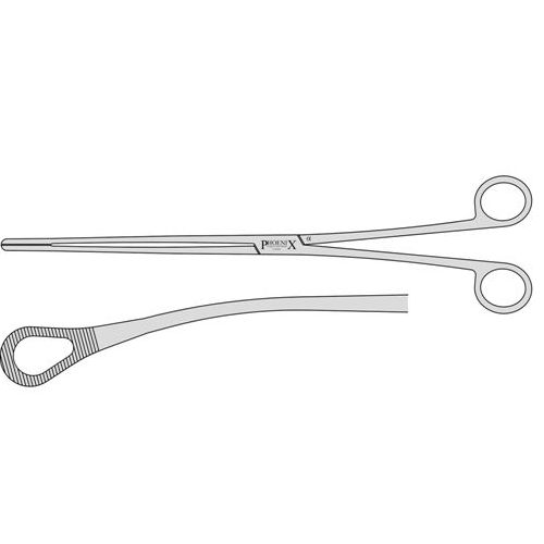 Kelly Uterine Polypus Forceps With Fenestrated Serrated Jaws And A Box Joint 320mm Curved ...