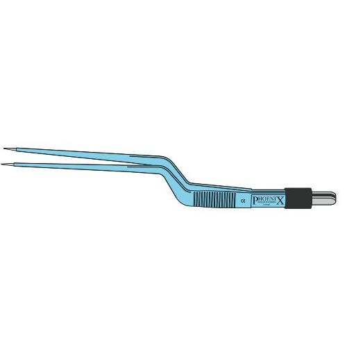 Bipolar Forceps Bayonet Shanks Medium Tips 180mm | Health and Care