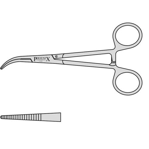 Cairn Curved To One Side Artery Forceps With Box Joint 145mm Curved ...
