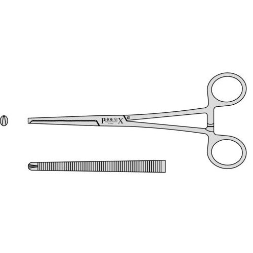 Kocher Artery Forceps With Box Joint 1 Into 2 Teeth 230mm Straight ...