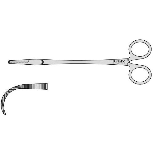 Negus Long Curve Artery Forceps With Screw Joint 190mm Curved | Health ...