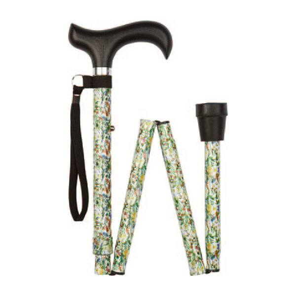 Ziggy Wildflower Folding Walking Stick | Health and Care