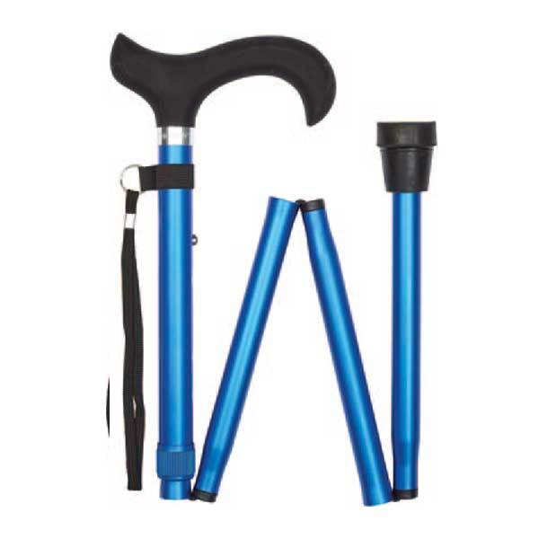 Ziggy Blue Adjustable Walking Stick | Health and Care