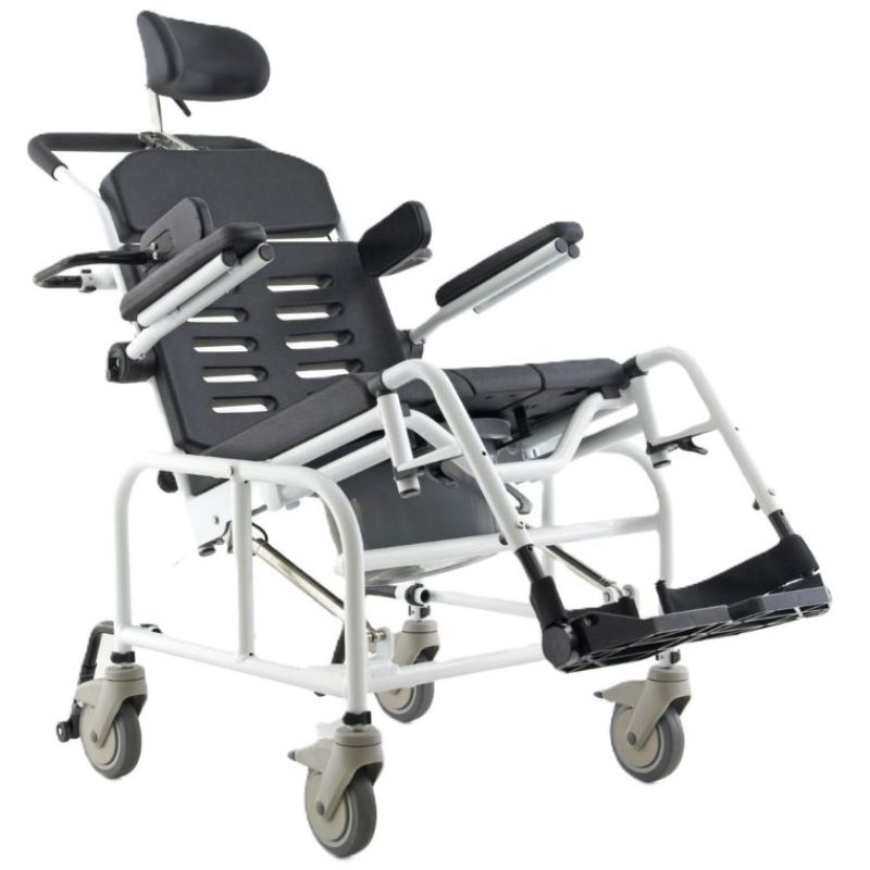 Alerta Aqua Tilting Shower Commode Chair | Health and Care