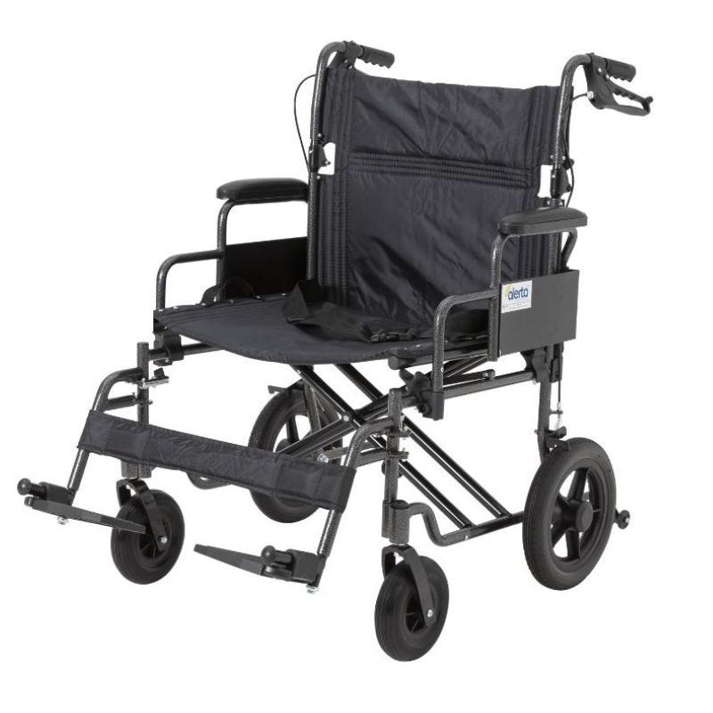 Alerta Wide Heavy-Duty Transit Wheelchair | Health and Care