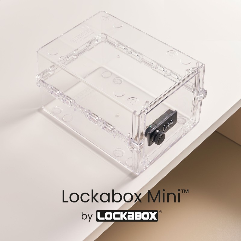 Lockabox Mini™ Lockable Box (Crystal) | Health and Care