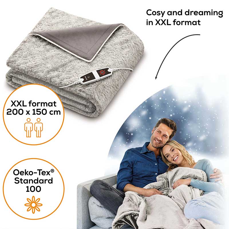 Beurer XXL Cosy Nordic Heated Blanket | Health and Care