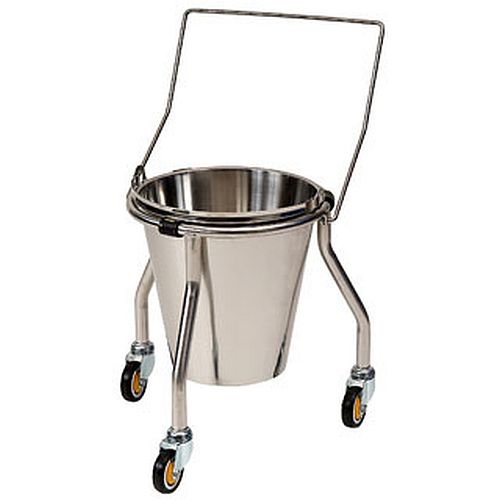 Bristol Maid Stainless Steel Bucket and Stand | Health and Care